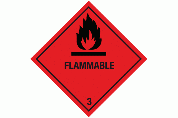 Flammable Warning Sign